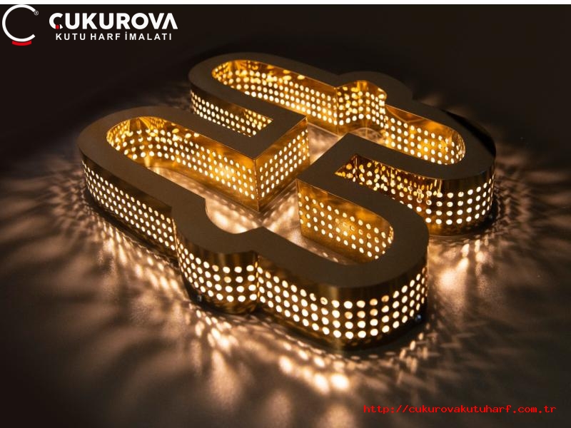 ÇUKUROVA IKUTU HARF İMALATI 05524902580, Ön Fileli Yanak Delikli Kutu Harf